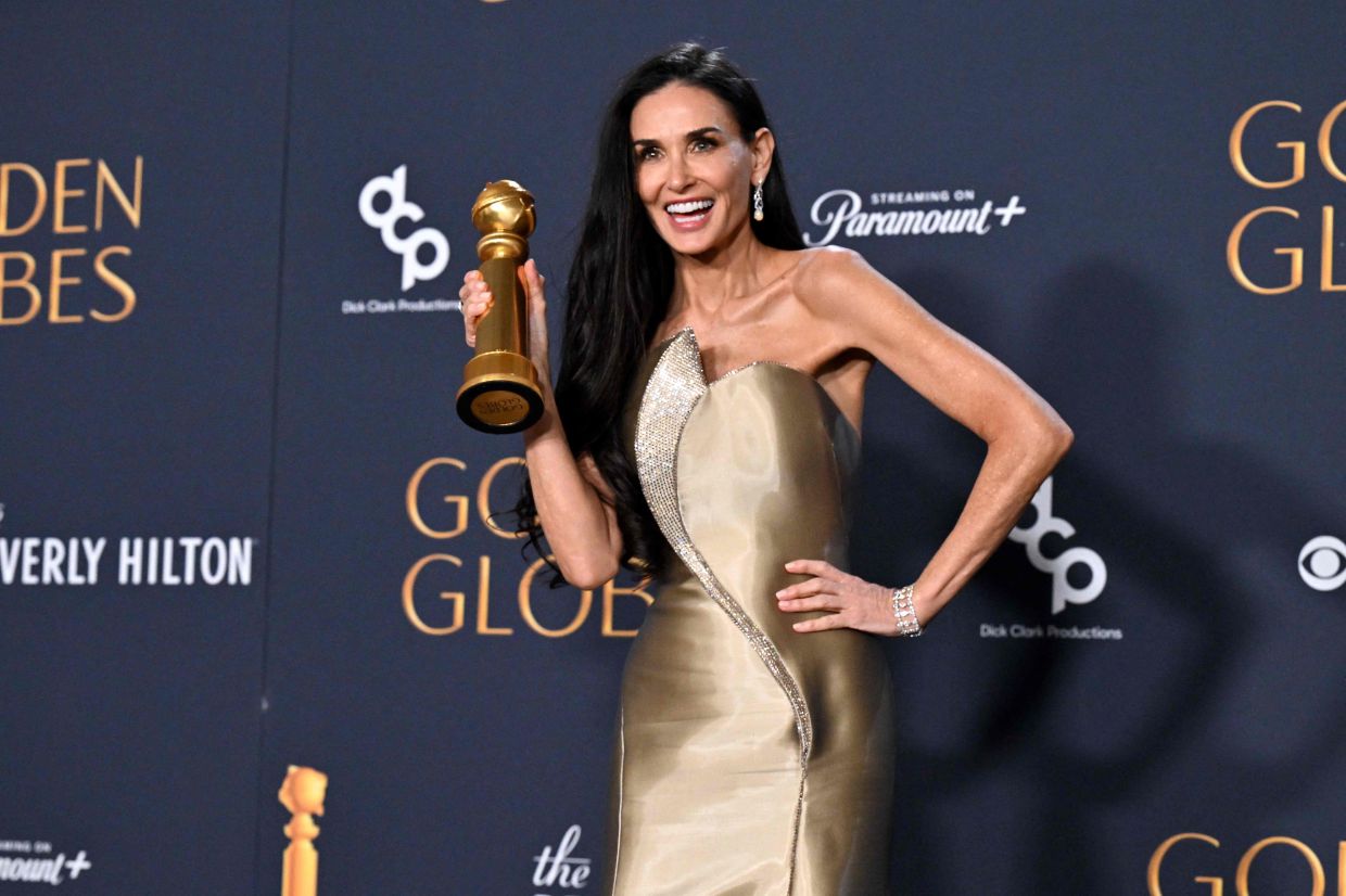 Golden Globes 2025: ‘Shogun’ picks up acting awards; Demi Moore scores surprise win for best ...