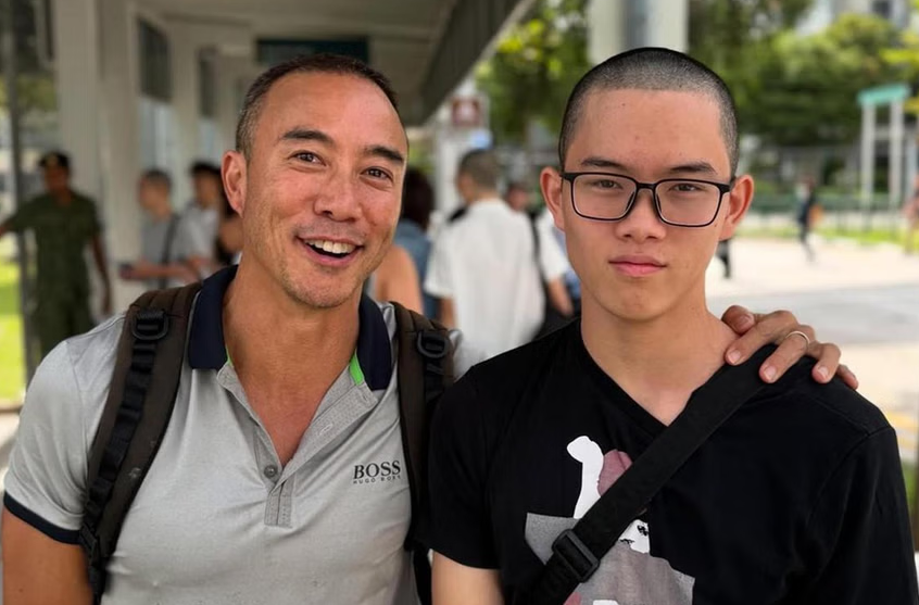 'Amazing Race Asia' host Allan Wu sends son off to National Service in ...