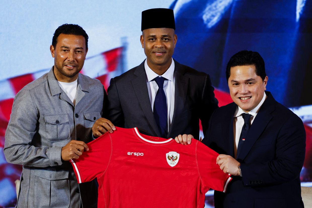Indonesia new coach Kluivert, the Dutch football legend, eyes World Cup ...