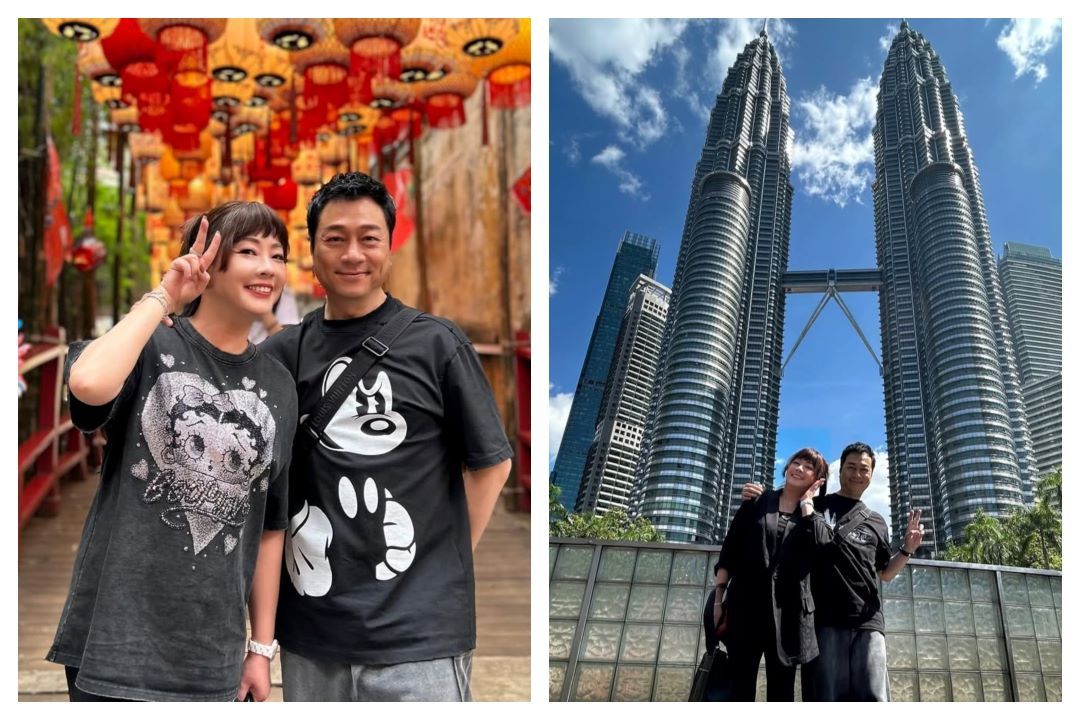 HK actor Wayne Lai Yiu Cheung visits KL with wife Julia Leung | The Star