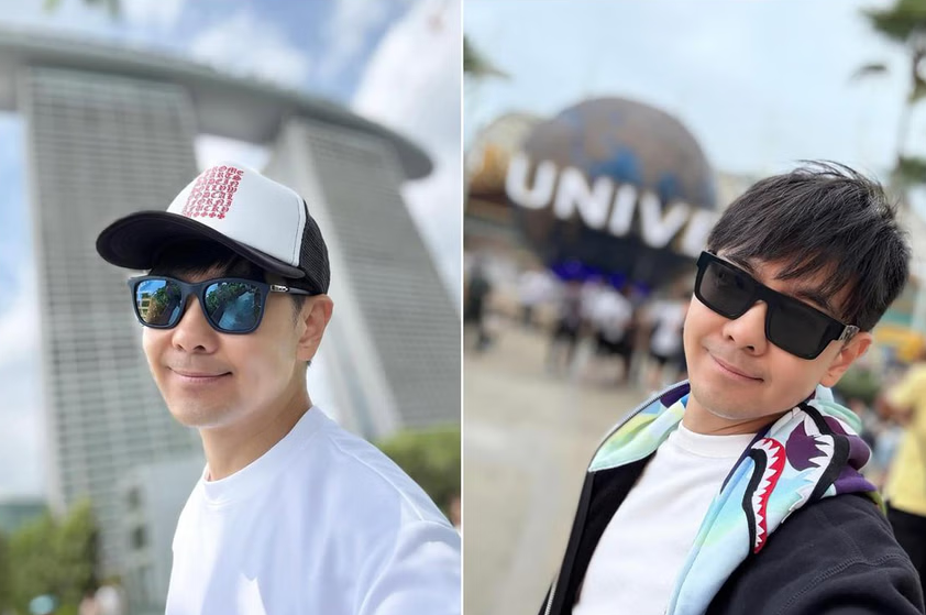 Singer Jimmy Lin spends Chinese New Year with his family in Singapore ...