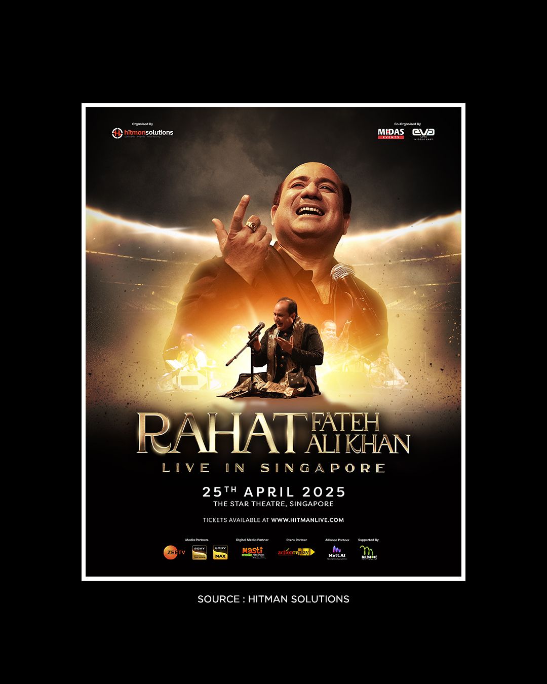 Qawwali magic heads to the Lion City with 'Rahat Fateh Ali Khan in Singapore' | The Star