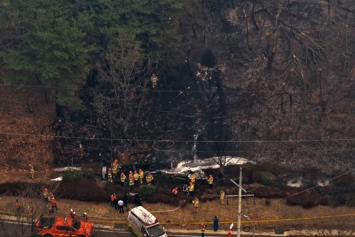 South Korea firefighters deploy helicopters as wildfires reignite | The ...