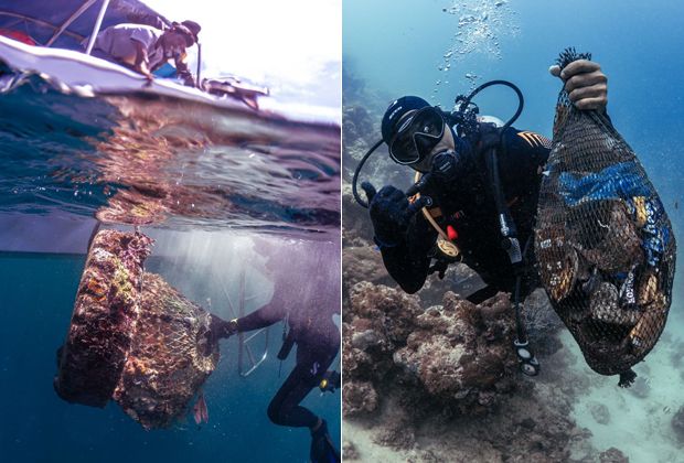 Jetama dives into Malaysia Book of Records for two-ton underwater clean ...