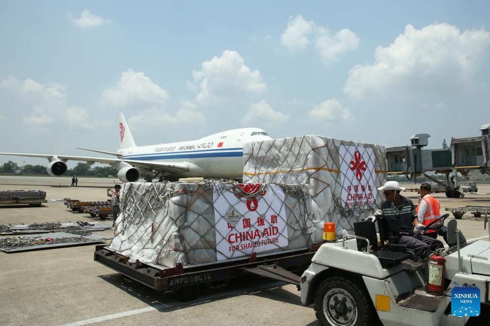 Seventh batch of emergency humanitarian aid supplies by Chinese govt ...