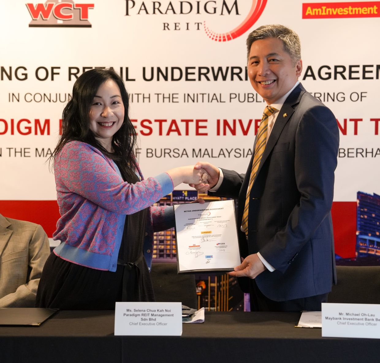 Paradigm-REIT inks underwriting agreement for Main Market IPO | The Star