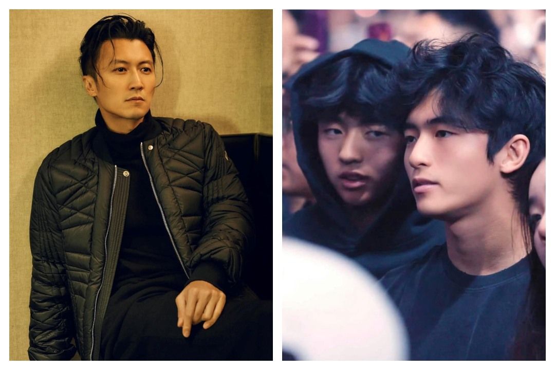 HK star Nicholas Tse's 2 sons make rare public appearance at father's ...