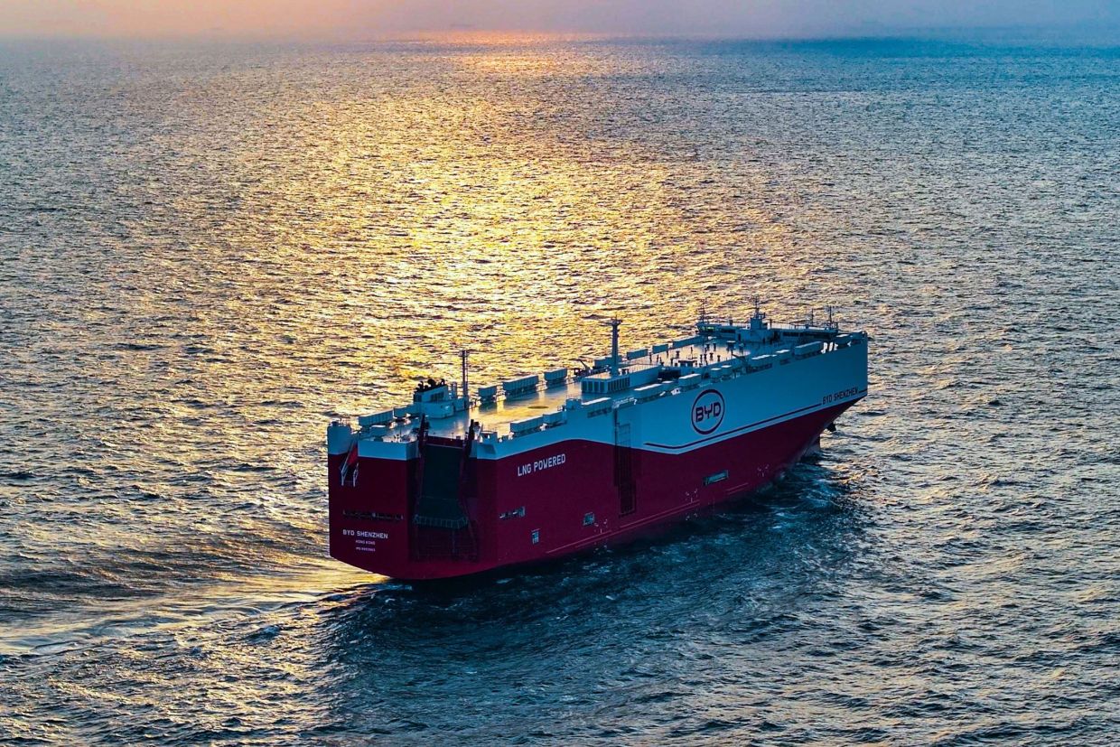 This cargo ship can carry over 9,000 electric cars | The Star
