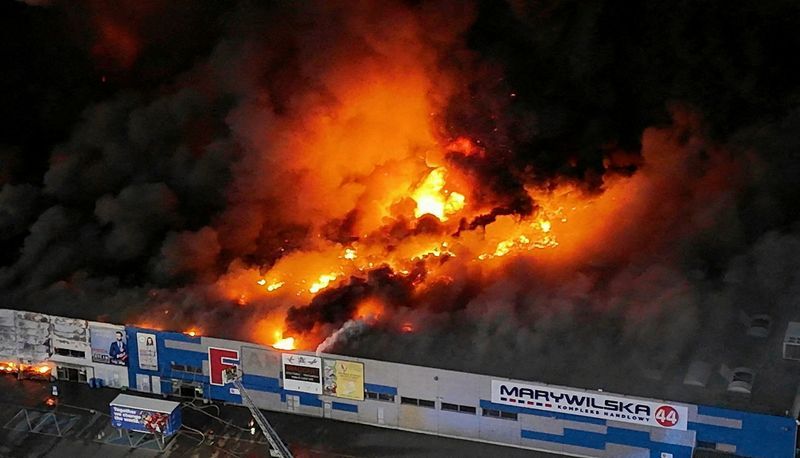 Poland says Russian secret service behind 2024 fire in Warsaw shopping ...