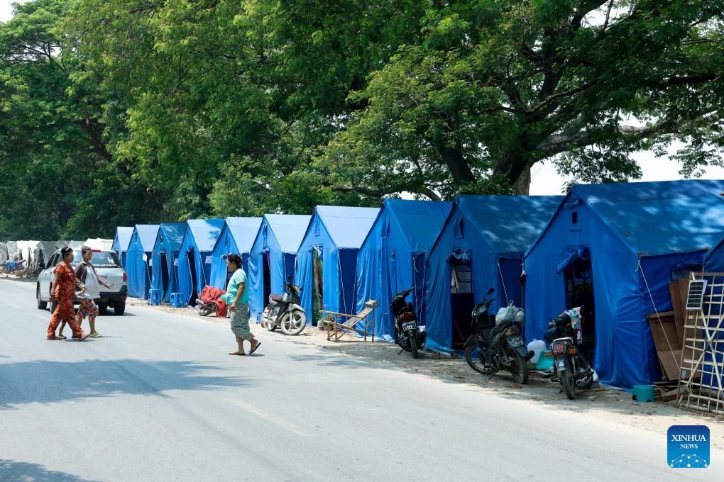 Survivors of Myanmar earthquake find refuge in China-donated tents ...