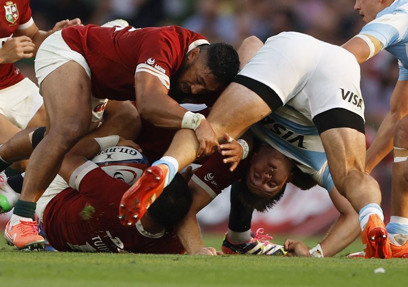 Rugby: Rugby-Argentina send Lions down under with 28-24 warm-up defeat ...