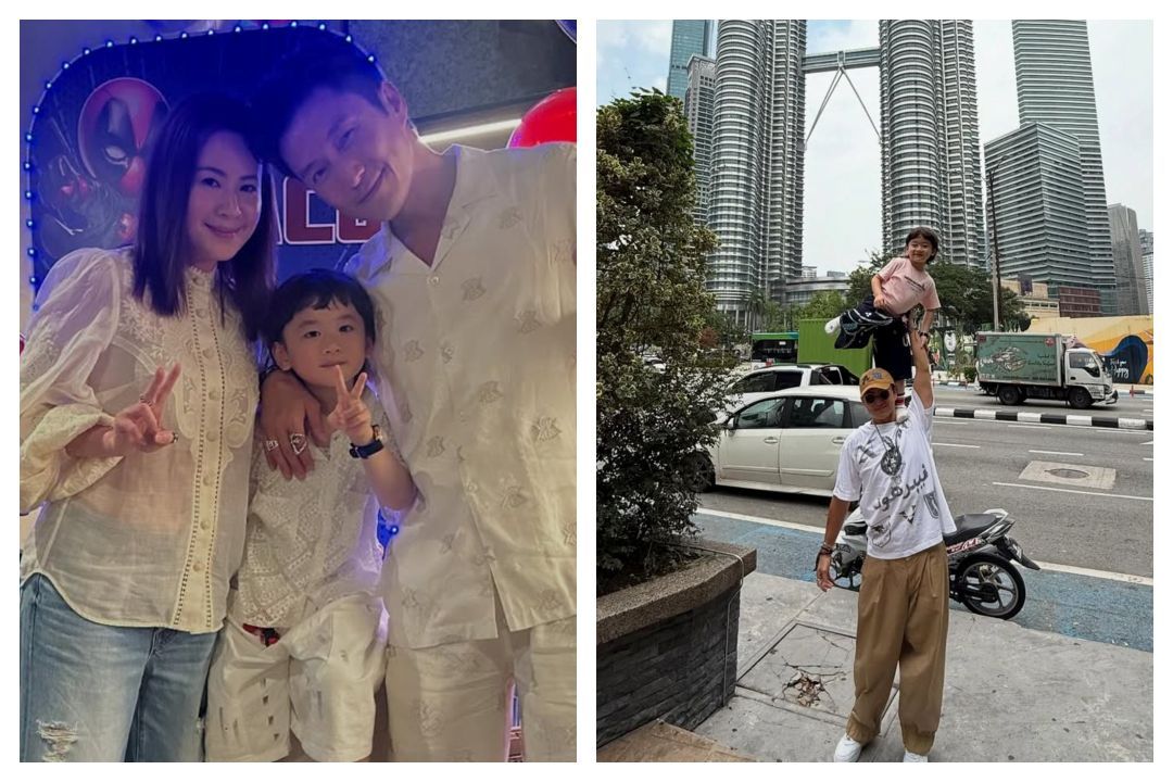 TVB actor Joel Chan visits Malaysia with family, celebrates son's ...