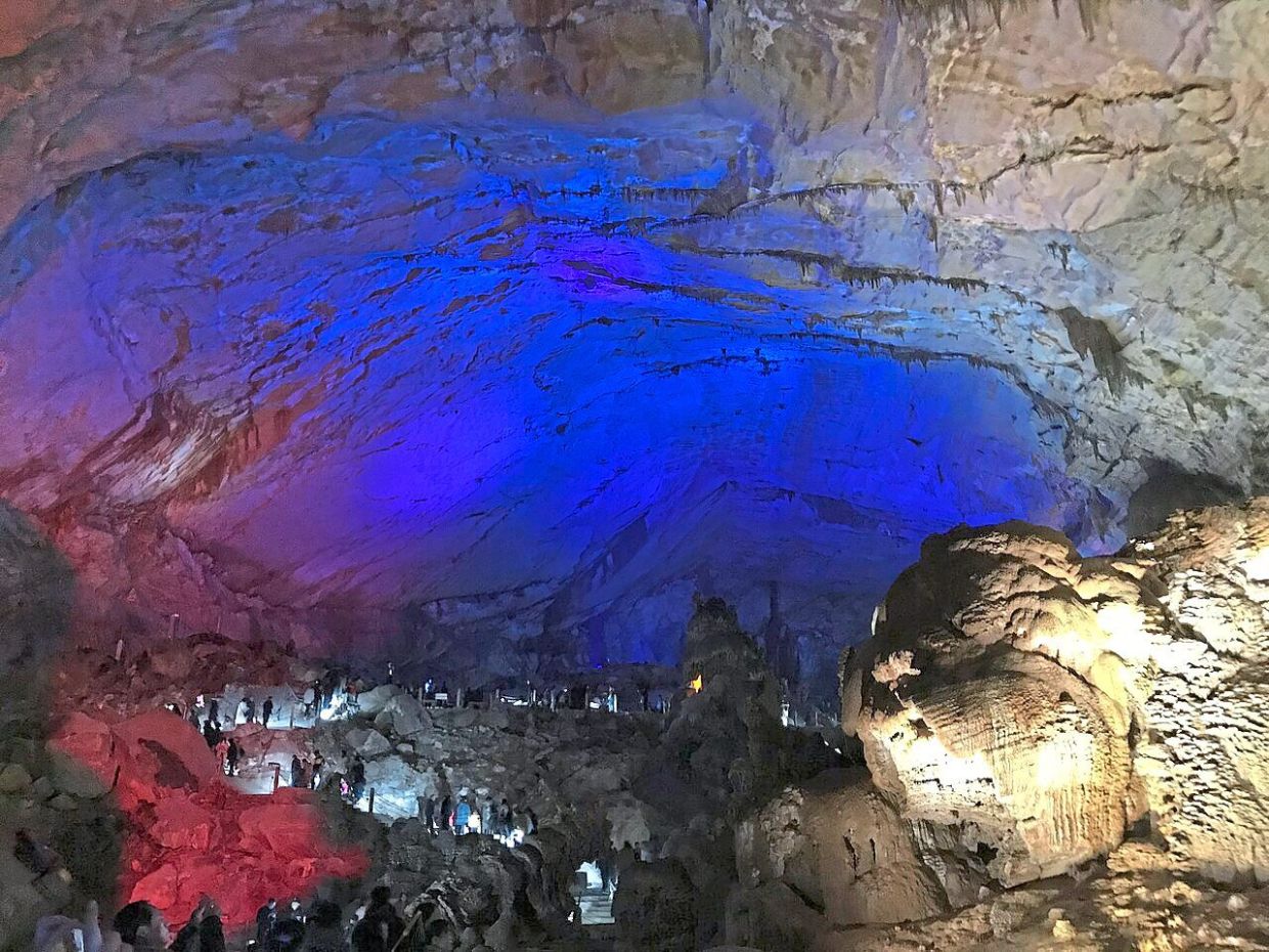 Cave tourism in China's Guizhou is buzzing with underground wonders ...