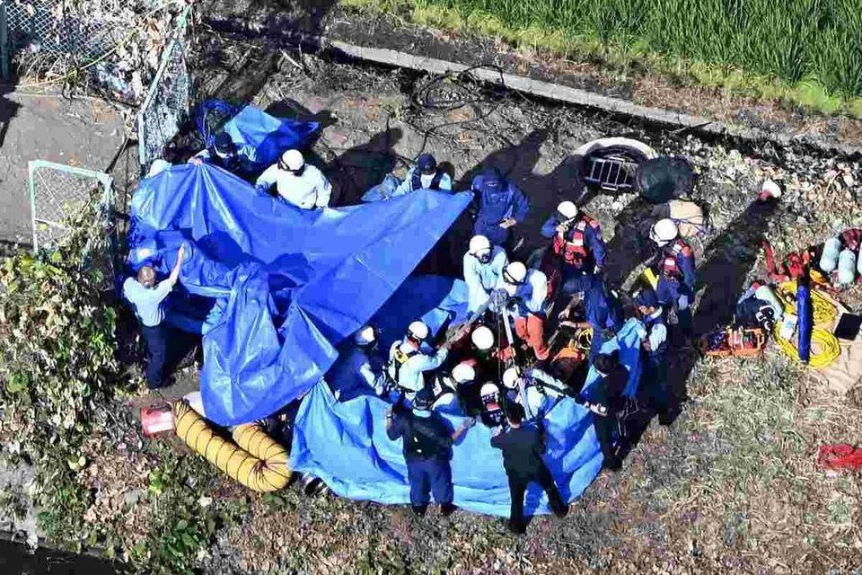 Four workers dead after falling into manhole in Japan | The Star