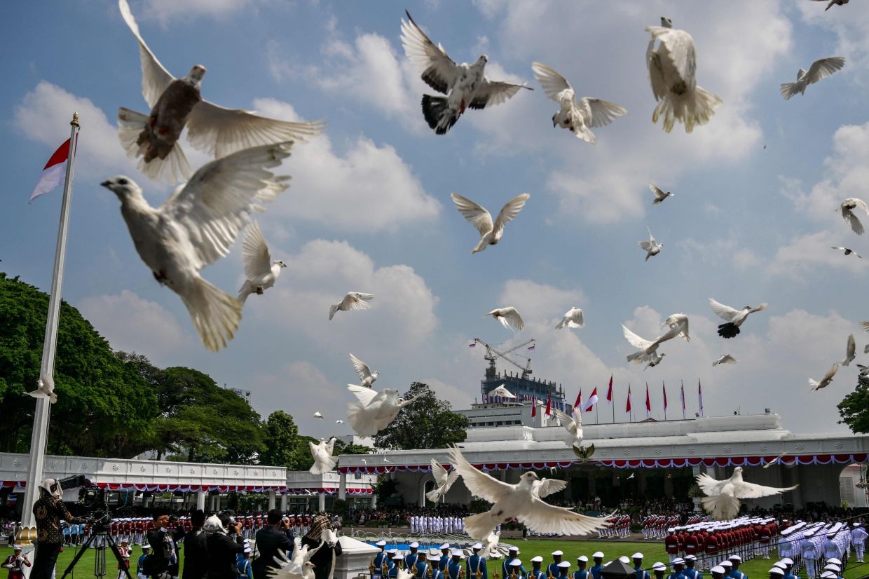 Prabowo leads first Independence Day ceremony in Jakarta | The Star