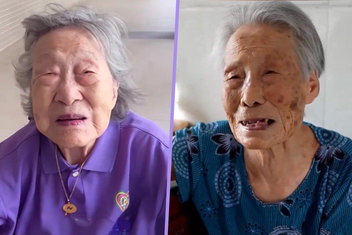 Chinese centenarian sisters, separated for decades, reunite via video ...