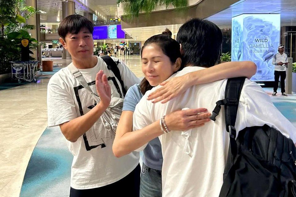 Singaporean actress Pan Lingling’s elder son off to the US for further ...