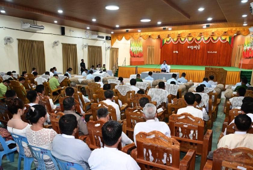 Myanmar junta leader says holding elections is essential to form ...