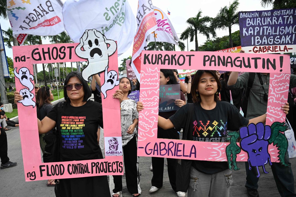 Thousands join protest against corruption in the Philippines | The Star