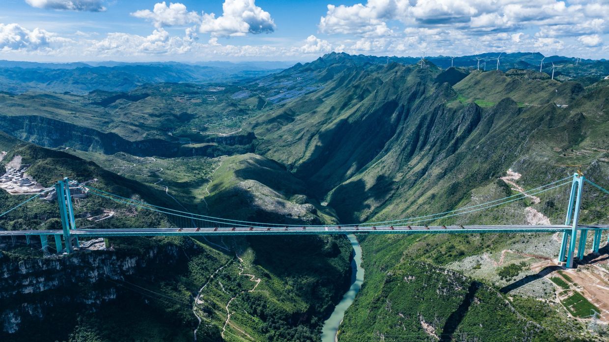 World’s highest bridge to open to traffic in China’s mountainous ...