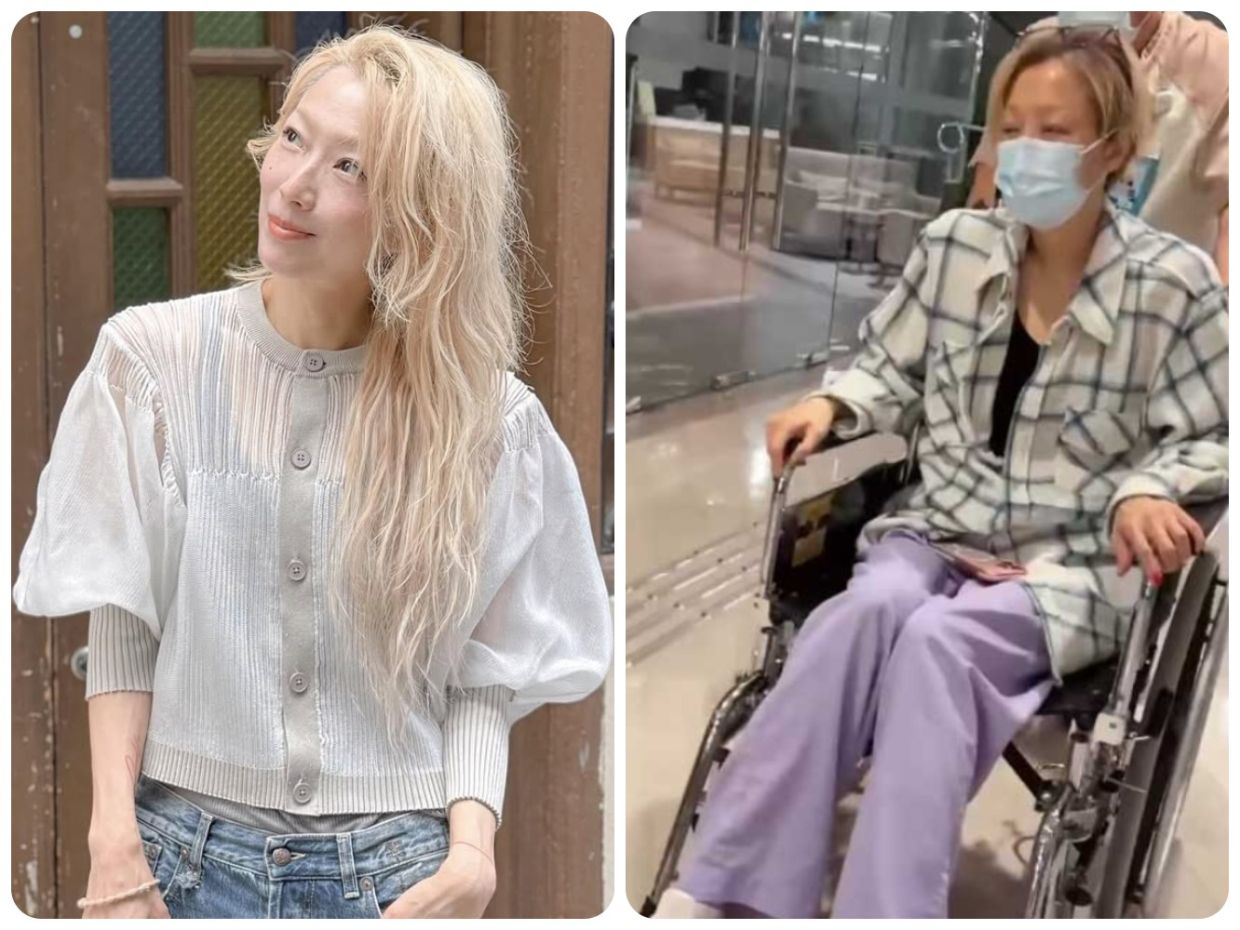 HK singer Sammi Cheng shares video of herself in wheelchair after ...