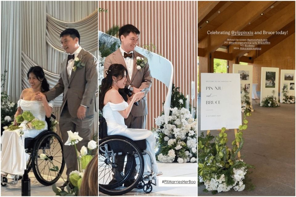 Singapore’s swim queen Yip Pin Xiu and pilot Bruce Boo get hitched ...