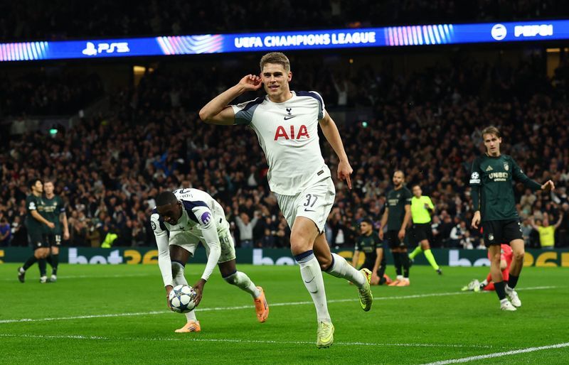 Football: Soccer-Van de Ven wonder goal helps Tottenham to 4-0 rout of ...
