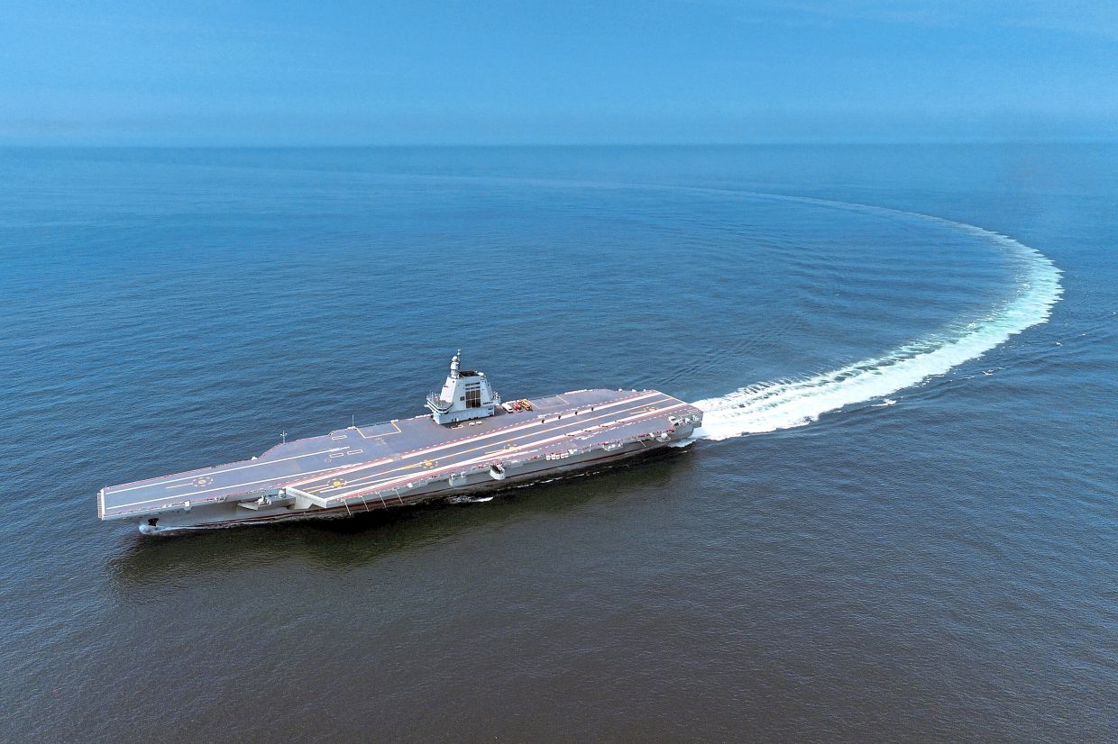 New aircraft carrier makes its debut | The Star