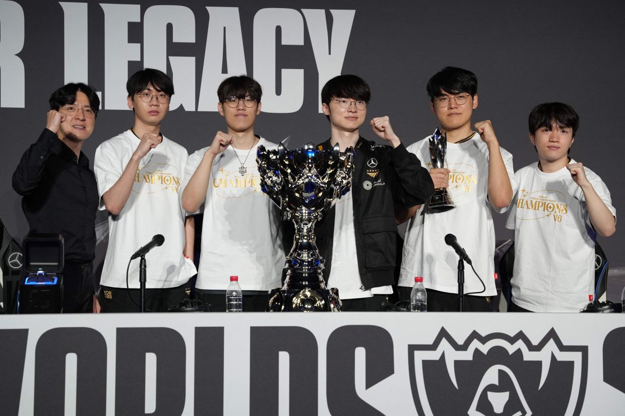 Faker's T1 win third back-to-back League Of Legends world crown | The Star