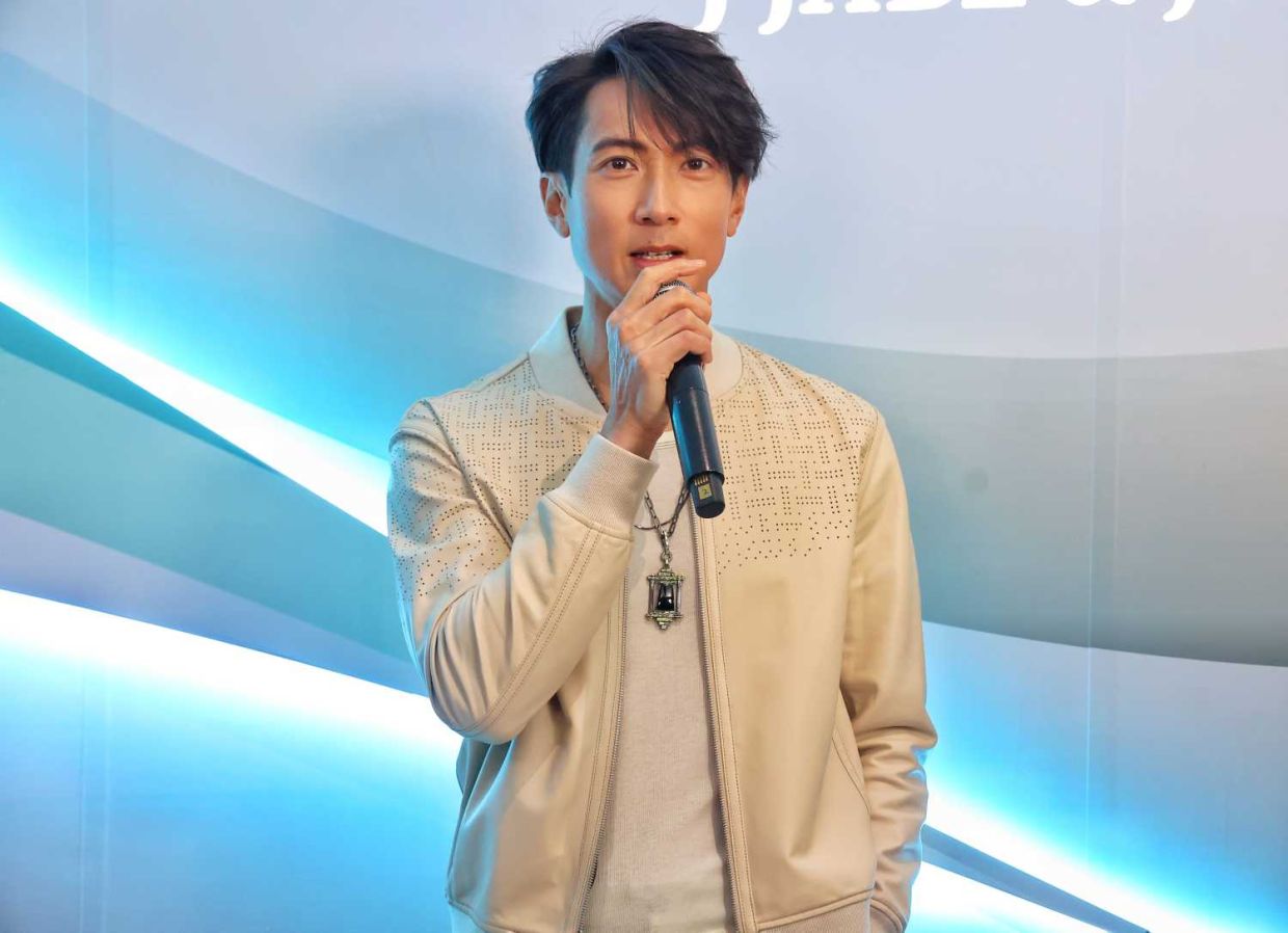 HK star Myolie Wu and Bruneian actor Wu Chun thrill fans during recent ...