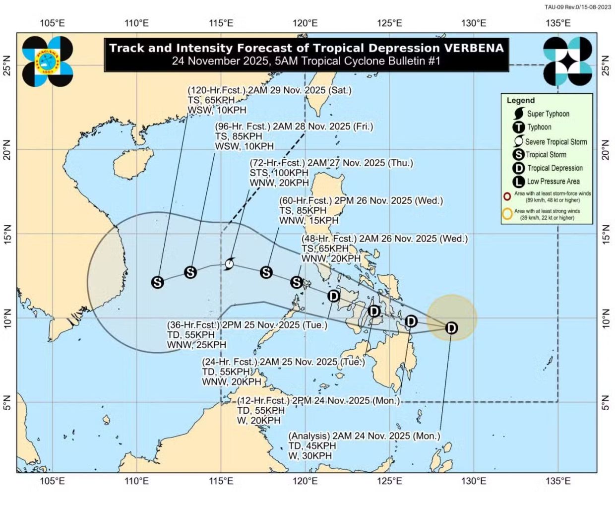 Signal No. 1 raised over Philippines' Visayas, Mindanao provinces as ...
