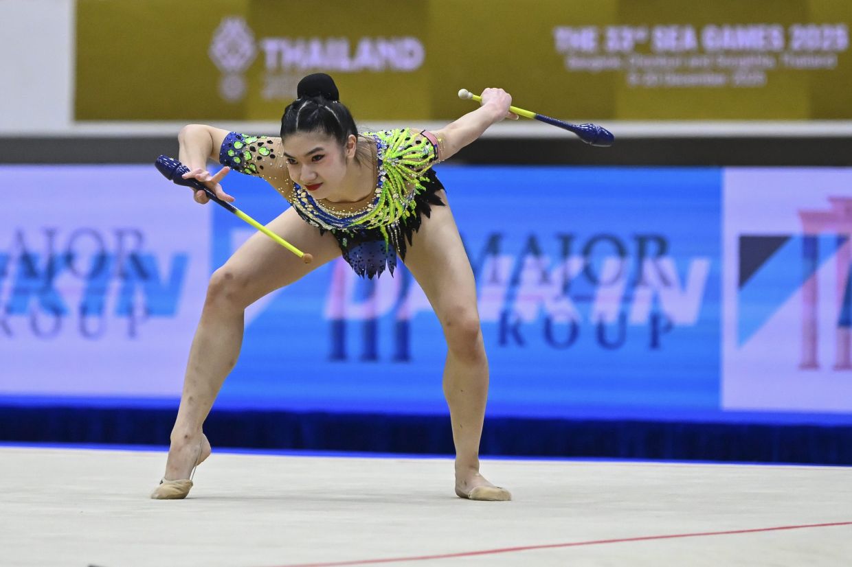 Gymnastics: Rhythmic gymnast Joe Ee ends career with SEA Games bronze ...