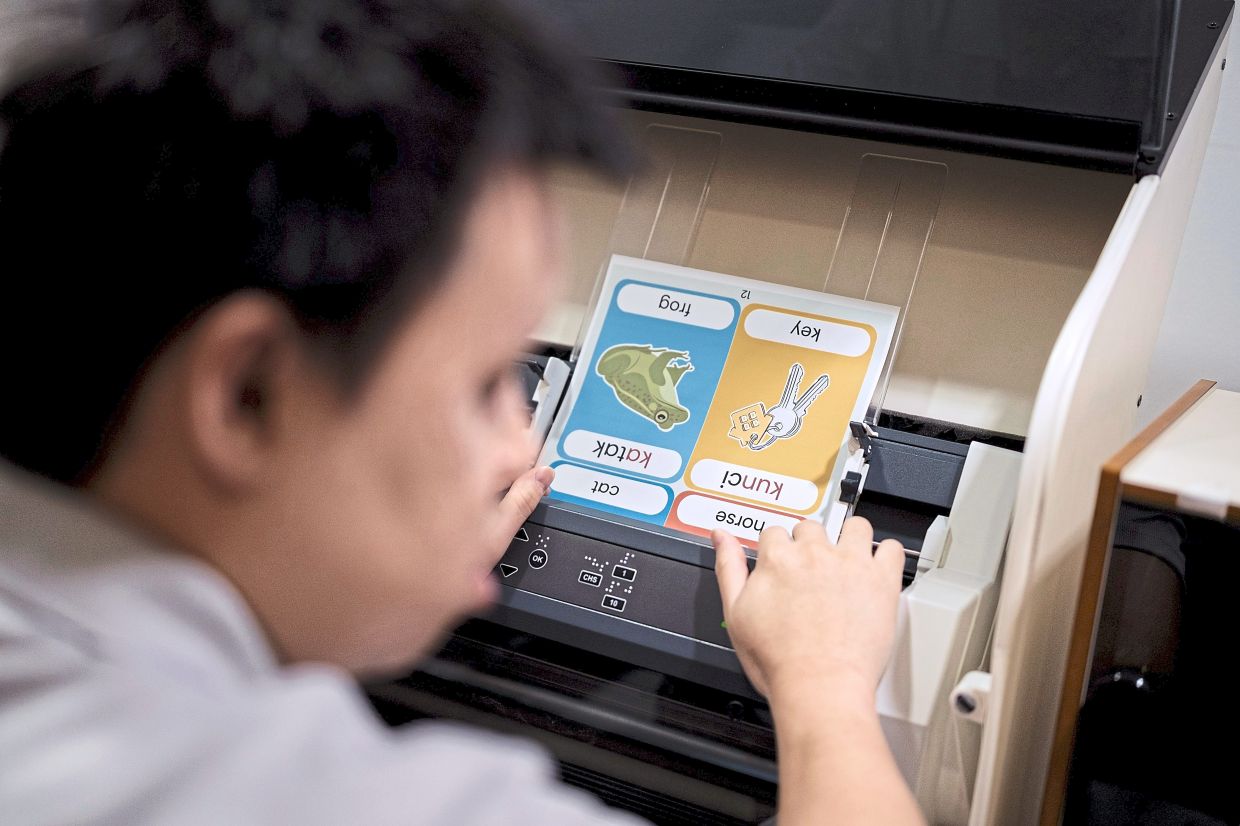 New Braille dictionary helps visually impaired children develop reading ...