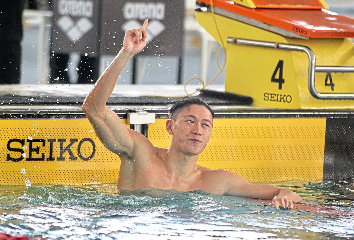 Swimming: Captain Terence signs off with SEA Games silver | The Star