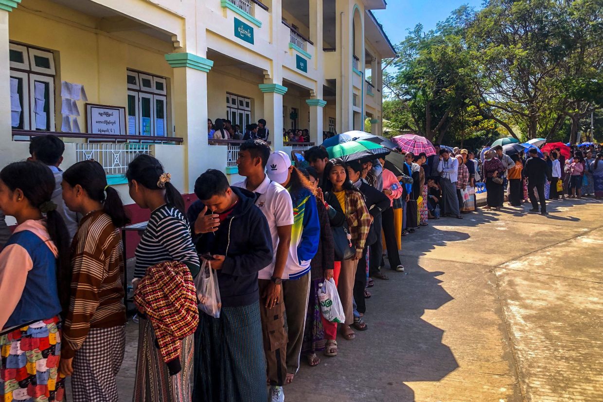 'Unfair election': young voters absent from Myanmar polls; overall ...