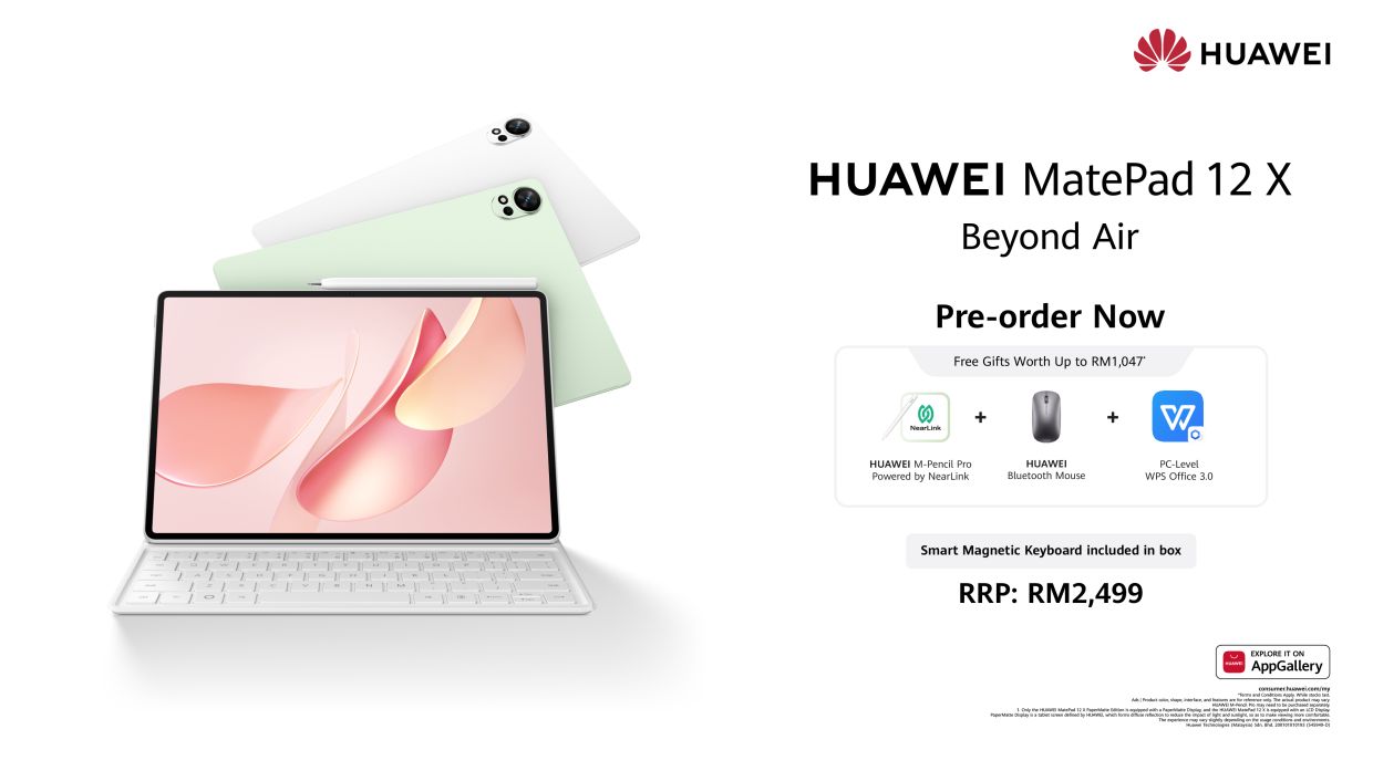 Huawei MatePad 12 X: Work, study, create anywhere | The Star