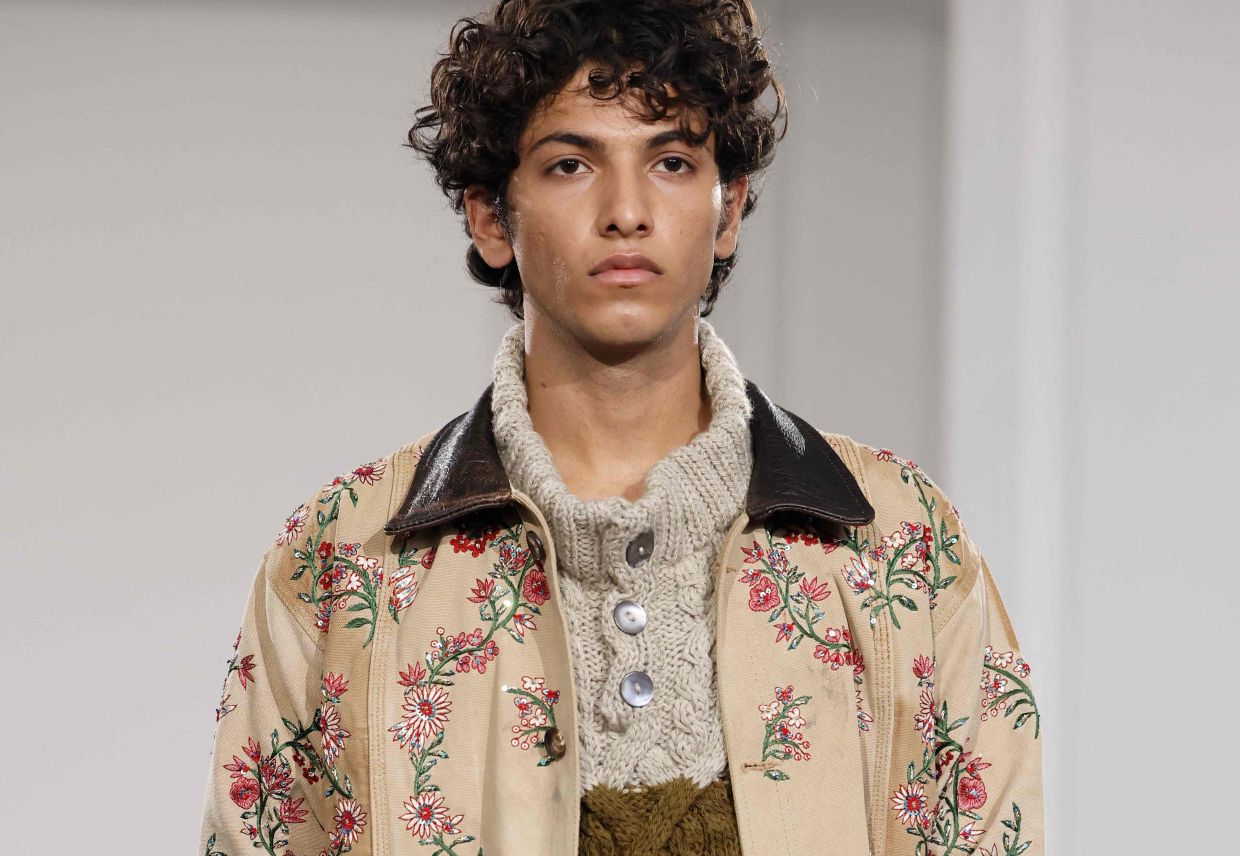 Men’s fashion embraces embroidery and handcrafted textiles as a bold ...