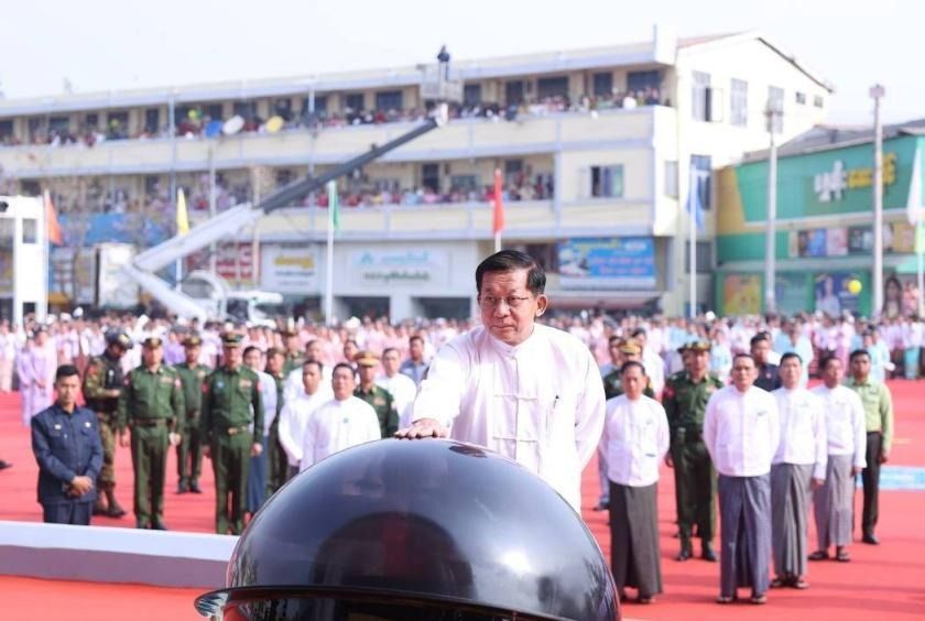 Acting Myanmar President attends opening ceremony of Thu Mingalar High ...