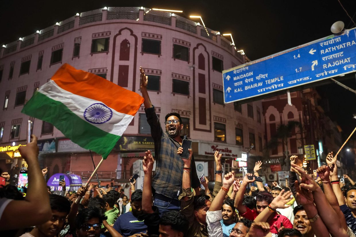 India erupts into a frenzy of celebrations after 'T20 kings' romp to ...