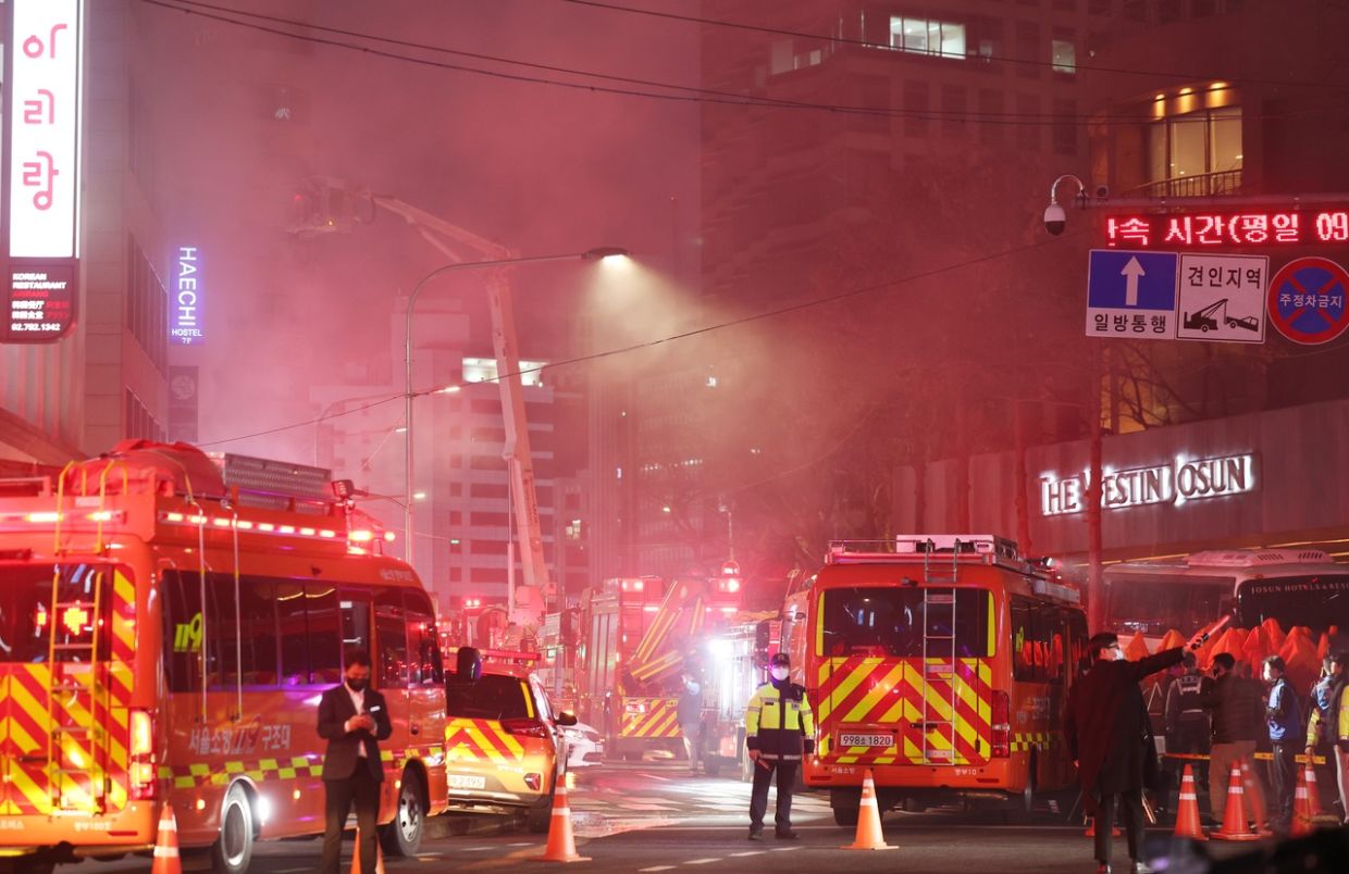 Guest house fire in Seoul injures 10, mostly foreign tourists | The Star