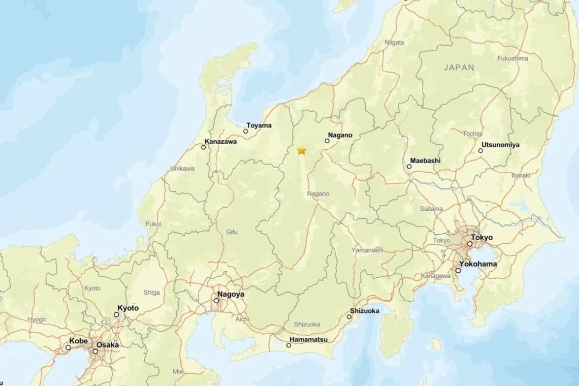 5-magnitude earthquake strikes off mountainous Nagano in Japan: NHK ...