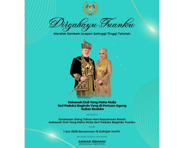 Anwar congratulates King in conjunction with His Majesty's official ...