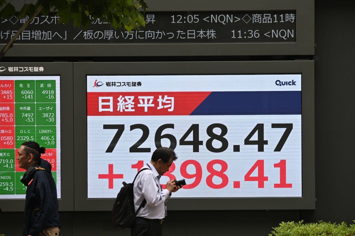 Japan's Nikkei rises past 72,000 as AI euphoria persists | KLSE Screener